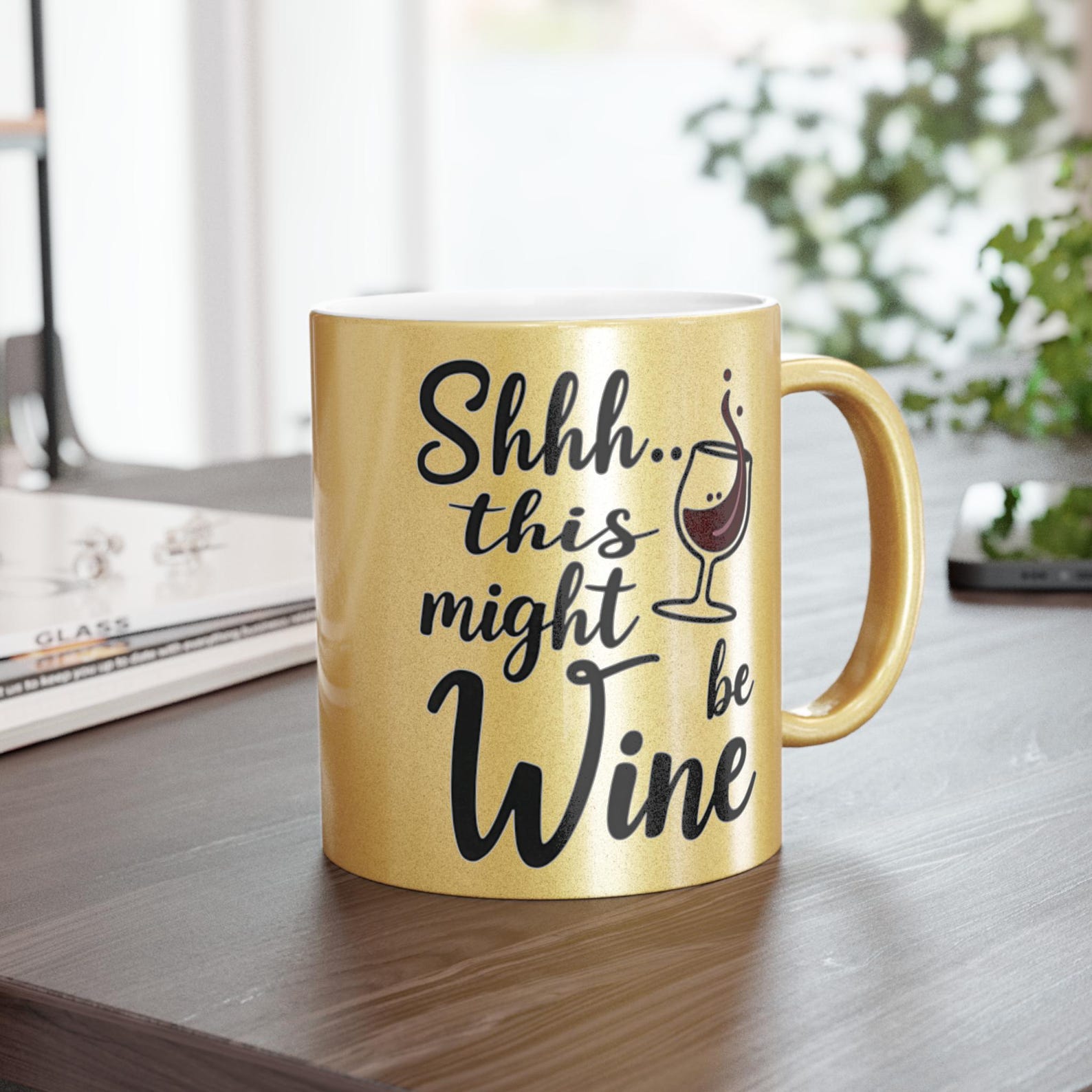 Funny Wine Clipart - Might Be Wine PNG, SVG, EPS, Pdf - Cute Digital ...
