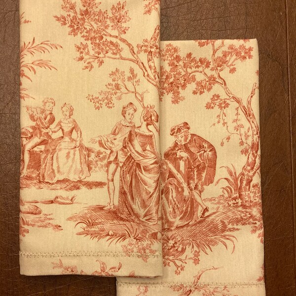 Toile Napkins - Etsy