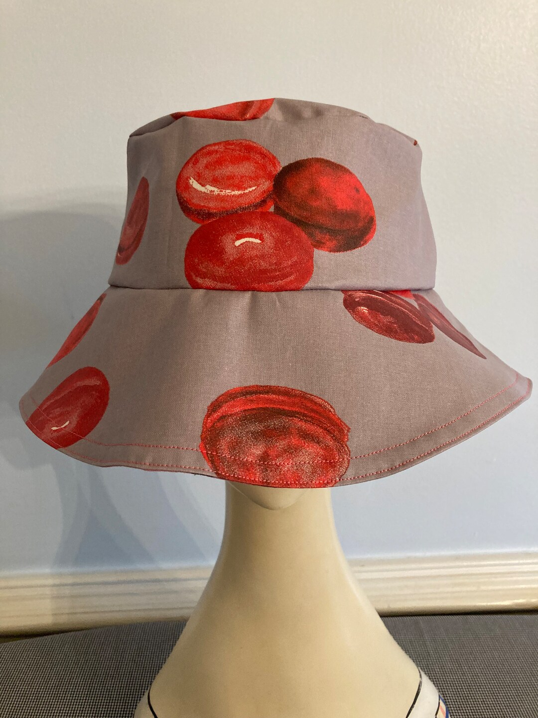 BUCKET HAT Water Resistant Lined Purple MACARON - Etsy