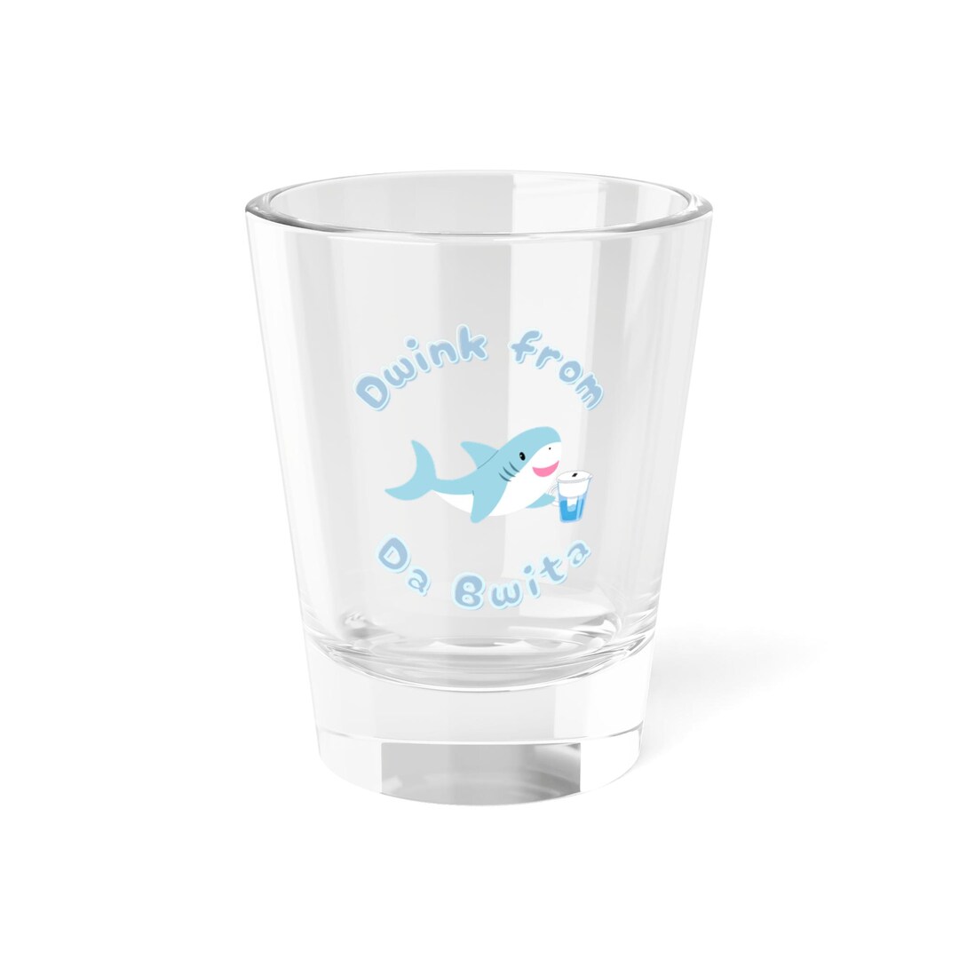 Dwink From Da Bwita - Whimsical Shark Shot Glass: Beach Party Barware ...