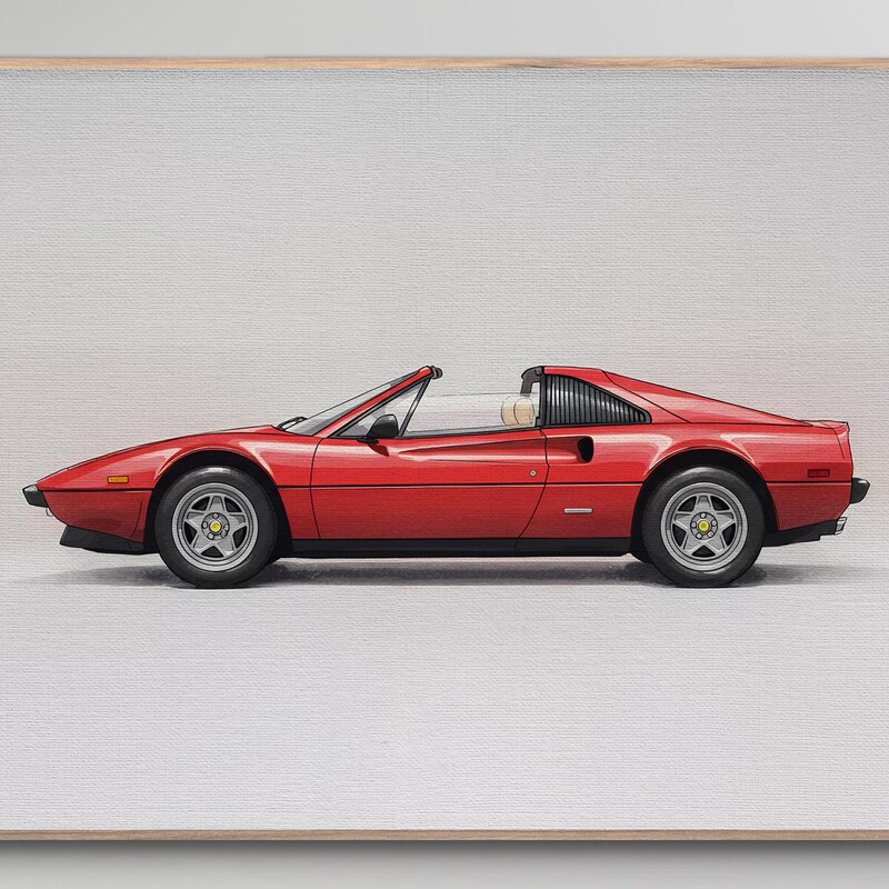 Ferrari 308 Poster - Etsy