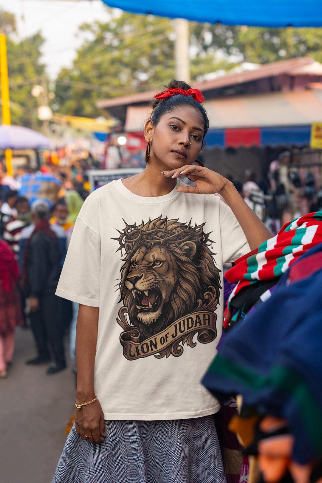 The LION OF JUDAH Plus Size Heavy Weight Christian T-shirt (S-5XL ...
