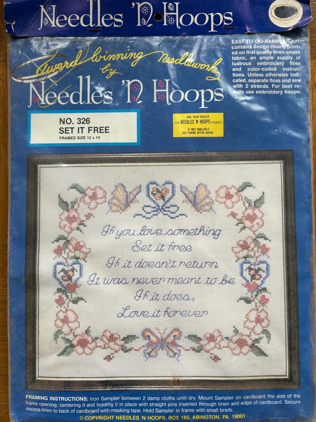 Needles N Hoop Stamped Embroidery Sample Kit - Etsy