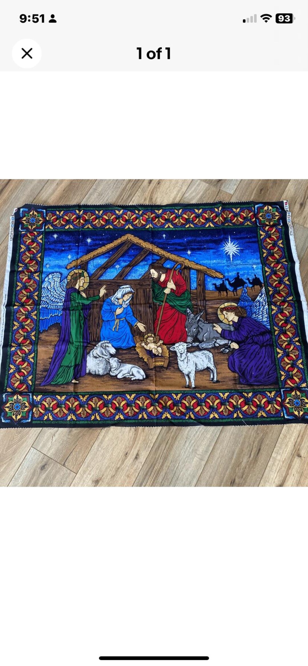Quilt Panels 4 Different Designs and Sizes Nativity, Amazing Grace ...