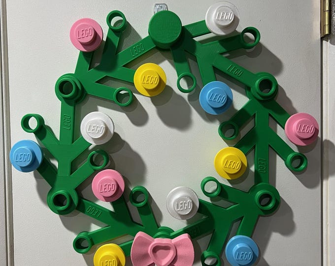 3D Printed Lego-inspired Life Size Wreath - Etsy