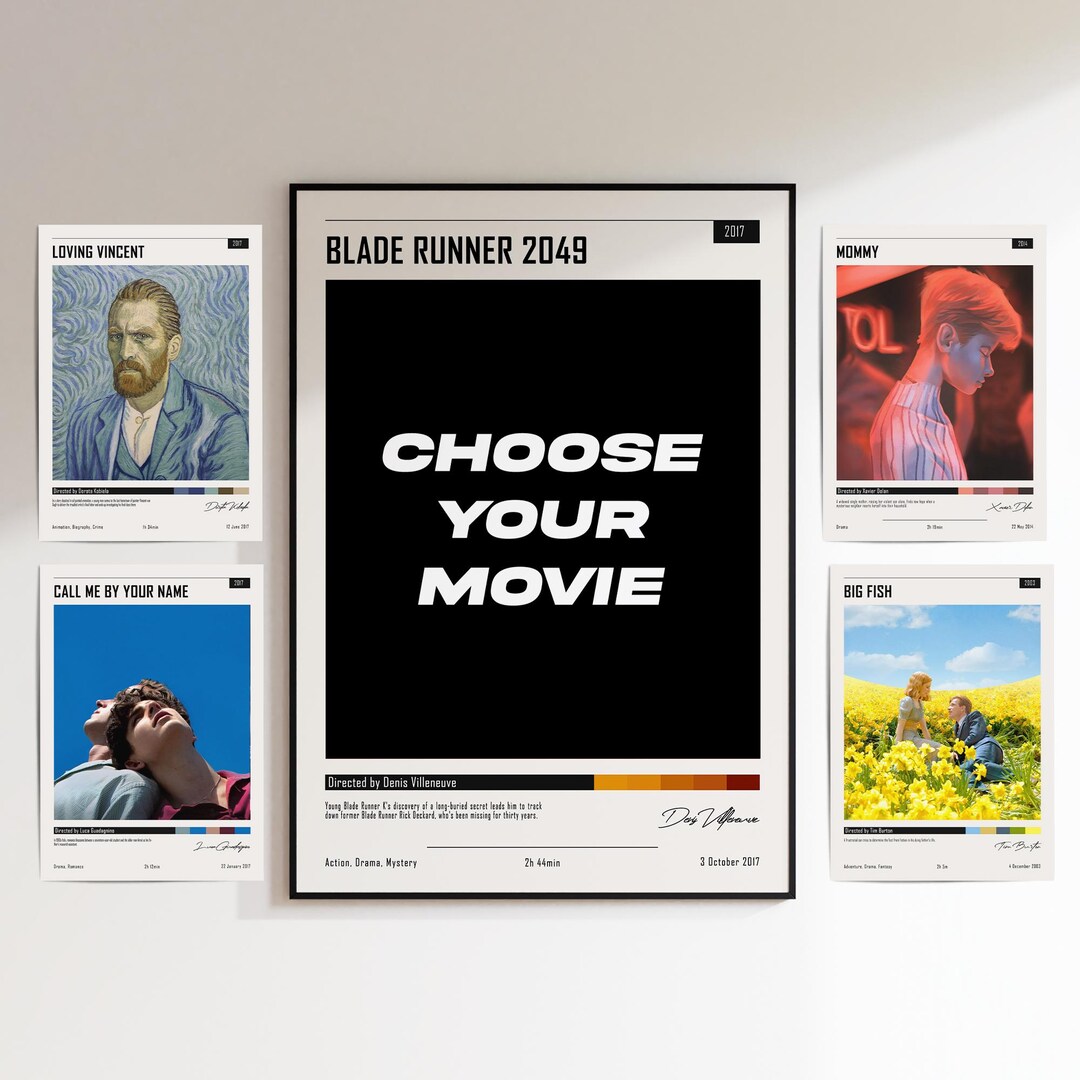 Custom Movie Poster Personalized & Adjusted to Your Exact Needs. Any ...