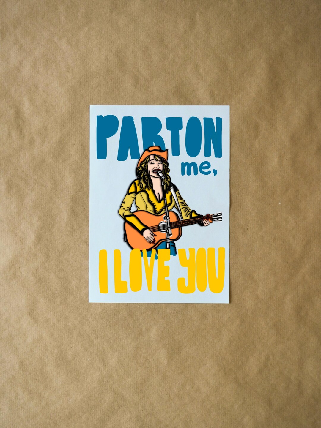 Dolly Parton Valentine's Day Card, Unique Greeting Card for Him, Her ...