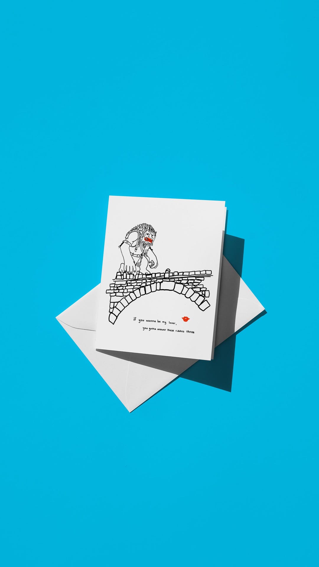 Funny Troll Bridge Riddle Romance Card, Unique Spice Girls Pun for ...