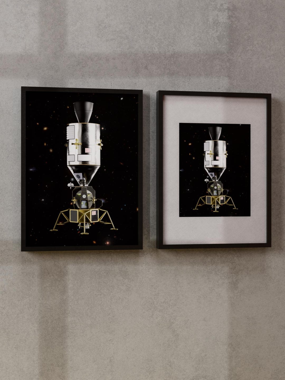 Apollo LEM and Command Module - Etsy