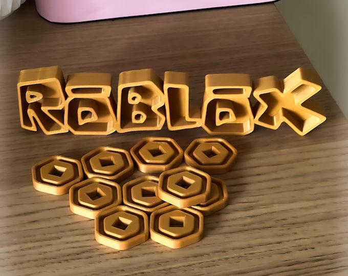 Roblox Robux Gold Coins - Pretend Play Set for Kids, Children’s ...