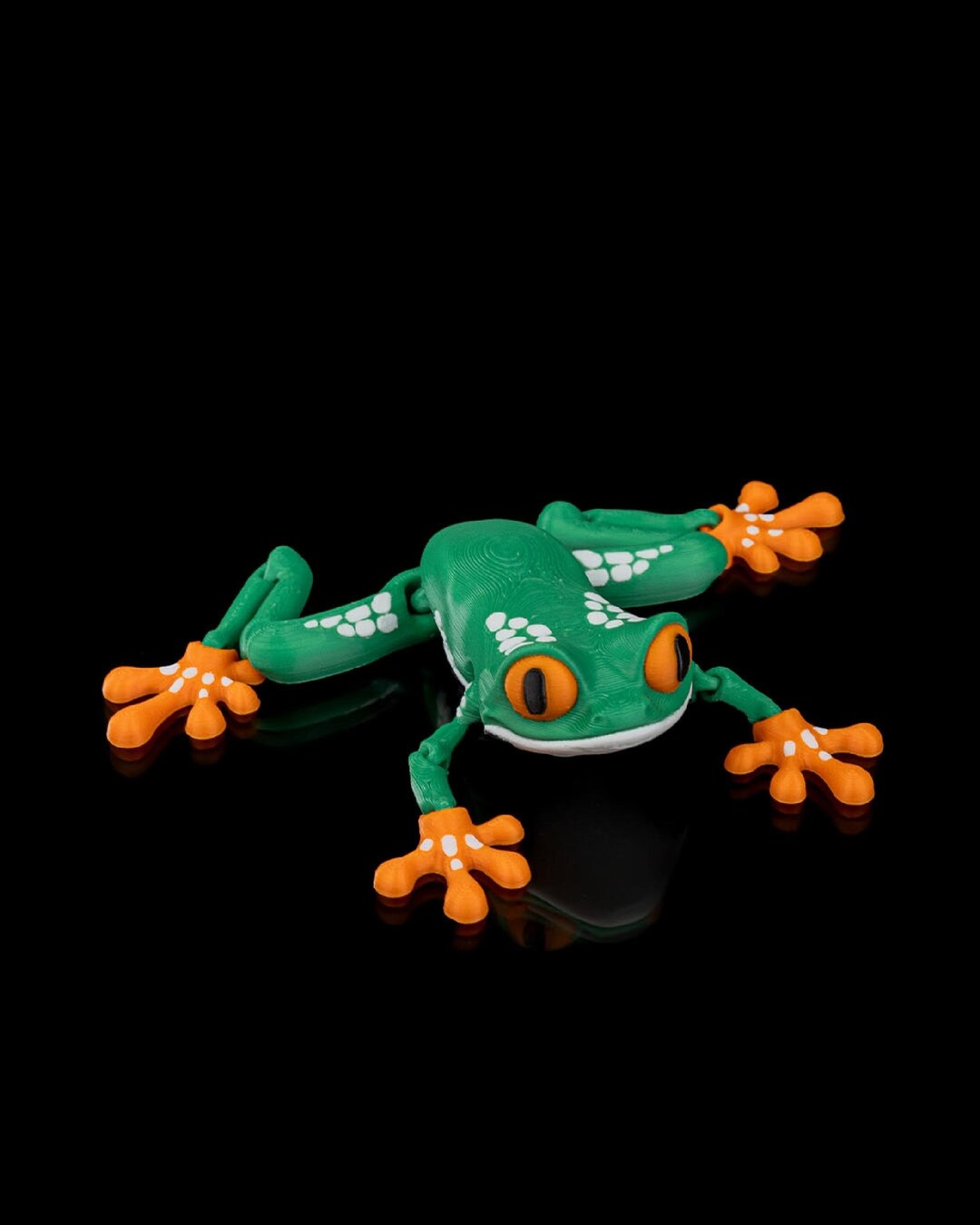 Reed the Red-eyed Tree Frog - Realistic 3D Printed Flexible Figurine ...