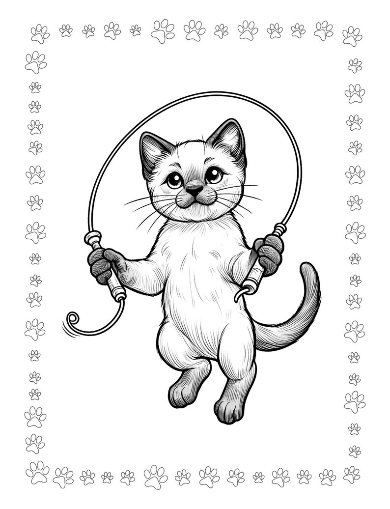 10-page Printable Kitten Coloring Book – Purr-fect Fun for Kids ...