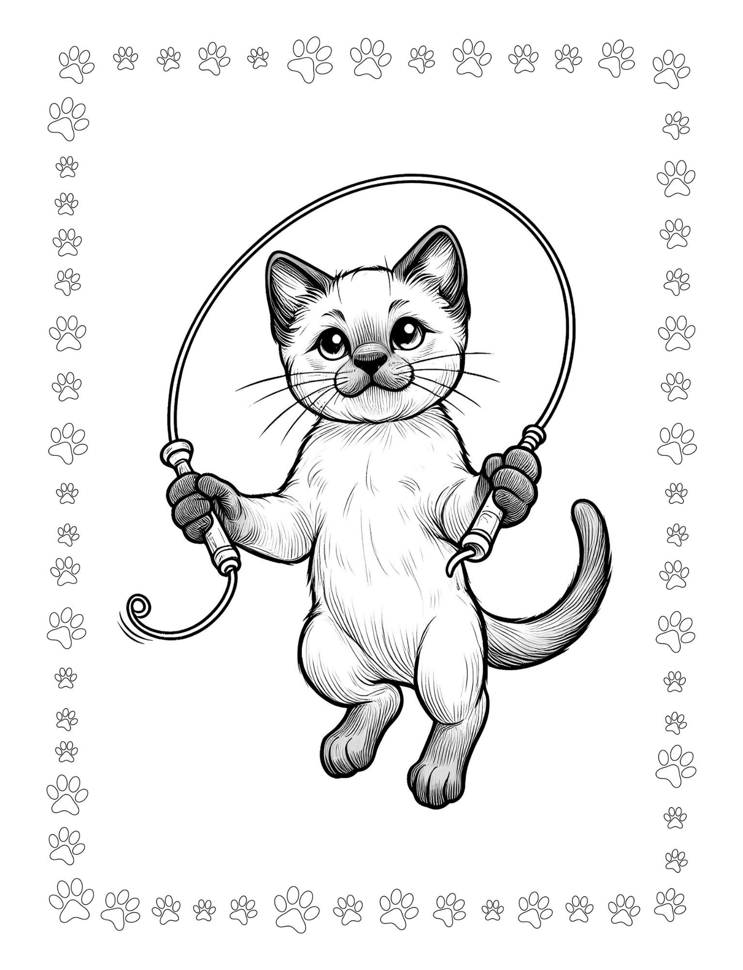 10-page Printable Kitten Coloring Book – Purr-fect Fun for Kids ...