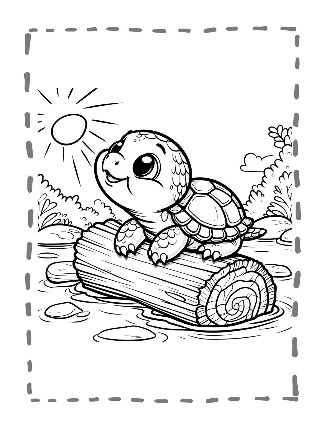 40-page Printable Baby Animal Coloring Bundle – Adorable Designs for ...