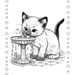 10-page Printable Kitten Coloring Book – Purr-fect Fun for Kids ...