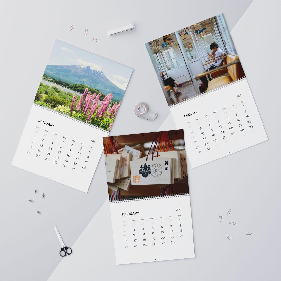 2025 Japanese Wall Calendar – A Year of Inspiration From Japan - Etsy