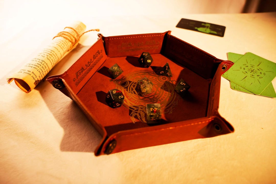 Natural Bloodstone DND Dice Set, Red Sharp Edge D&D Dice Set, DND ...