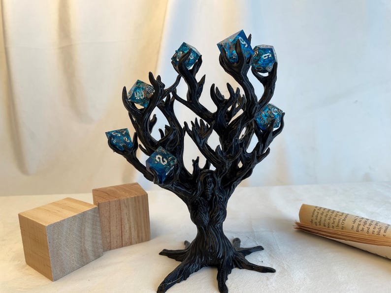 Dice Tree Goddess Dice Tray Tabletop RPG Game Accessory Dice Holder ...