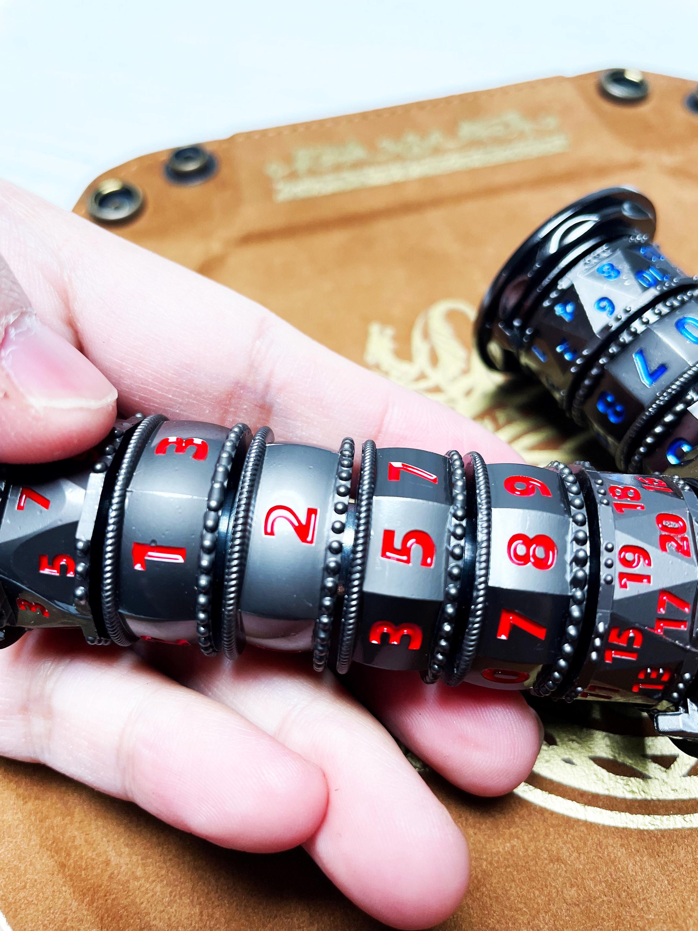 7-in-1 Prayer Wheel Dice Set Spinner for Dungeons and Dragons Gifts ...