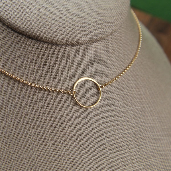 Simple Gold Necklace - Etsy