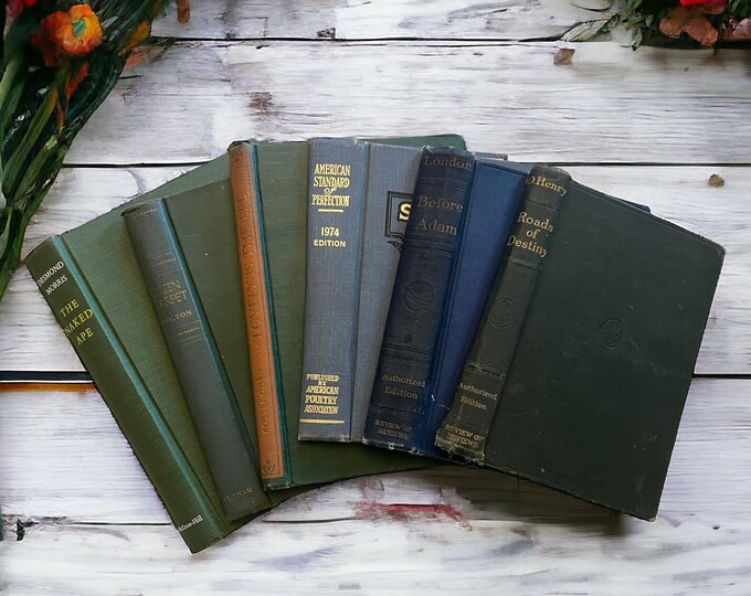 6 Antique Book Covers. Vintage/ Old Book Boards. Smash Book, Crafts ...