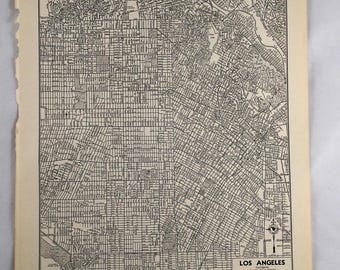 Antique Map of Washington DC. 1937 District of Columbia City | Etsy