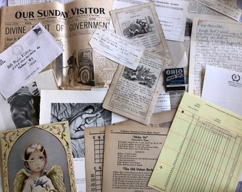 Old book pages | Etsy