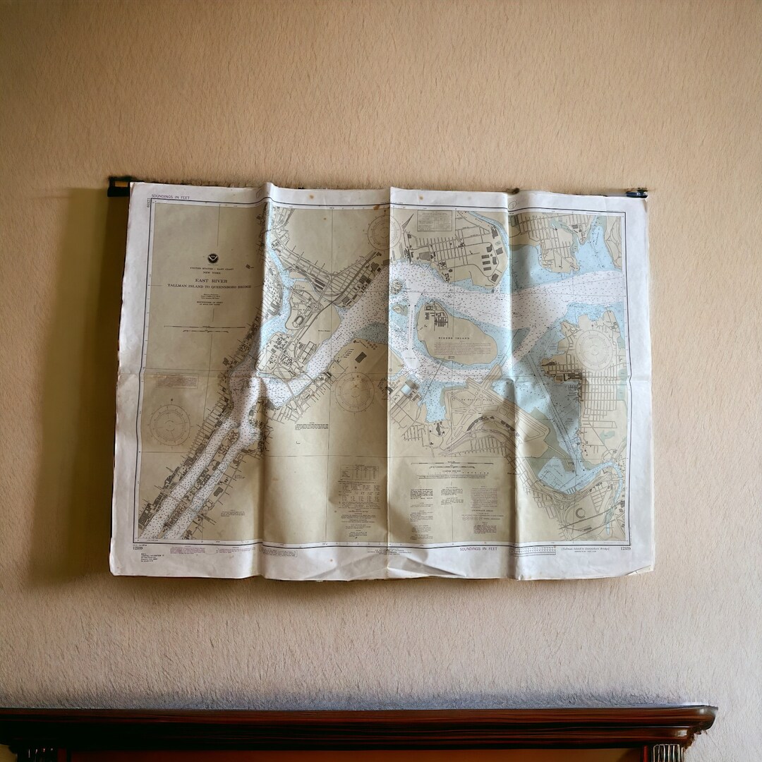Nautical Chart 12339 East River- Tallman Island to Queensboro Bridge ...
