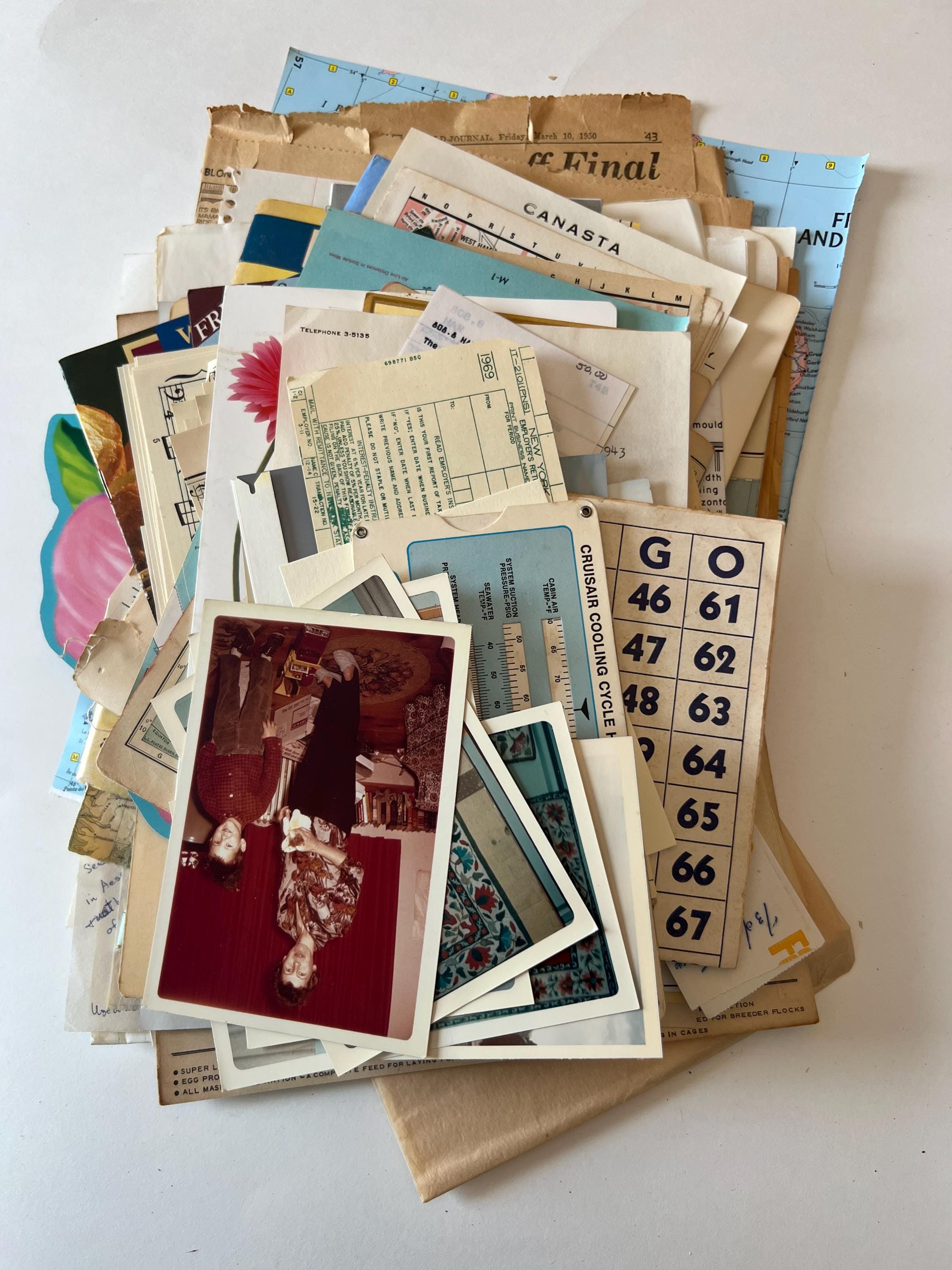 Huge Ephemera Craft Set. Junk Journaling, Smash Books, Scrapbooking ...