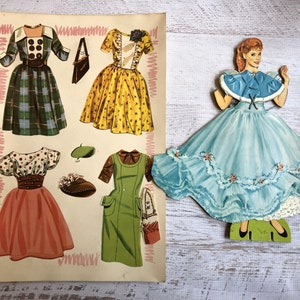 1960 Shari Lewis Paper Dolls. Vintage Doll Set. Shari Lewis & Her ...