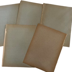 12 Large Antique Blank End Pages. 1920s. Old Book Pages, Ephemera ...