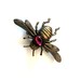 Vintage Repousse Bee Brooch. 1940s. Pressed Brass Insect Pin - Etsy