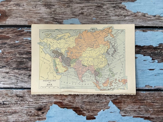 Asia Political Map Printable