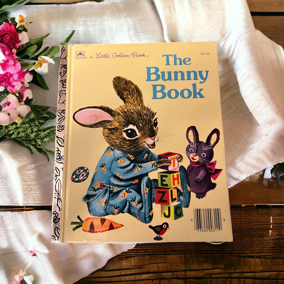1955 the Bunny Book, A Little Golden Book. Vintage Childrens Book by ...