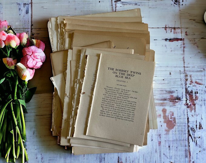 Huge Stack of Old Papers. 250+ Vintage Antique Book Pages. Late 1800s ...