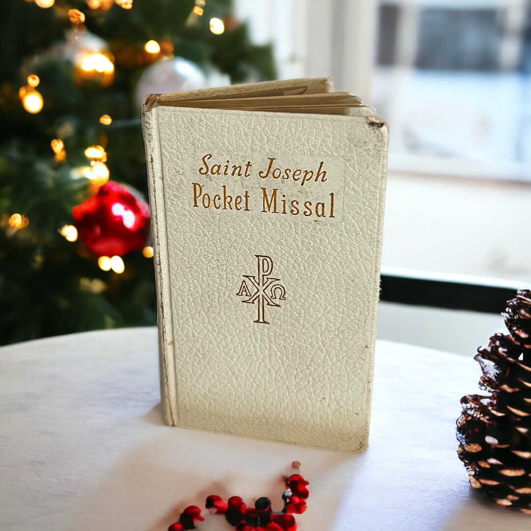 1963 Catholic Missal. St Joseph Sunday Missal. Prayer Book. Weekly ...
