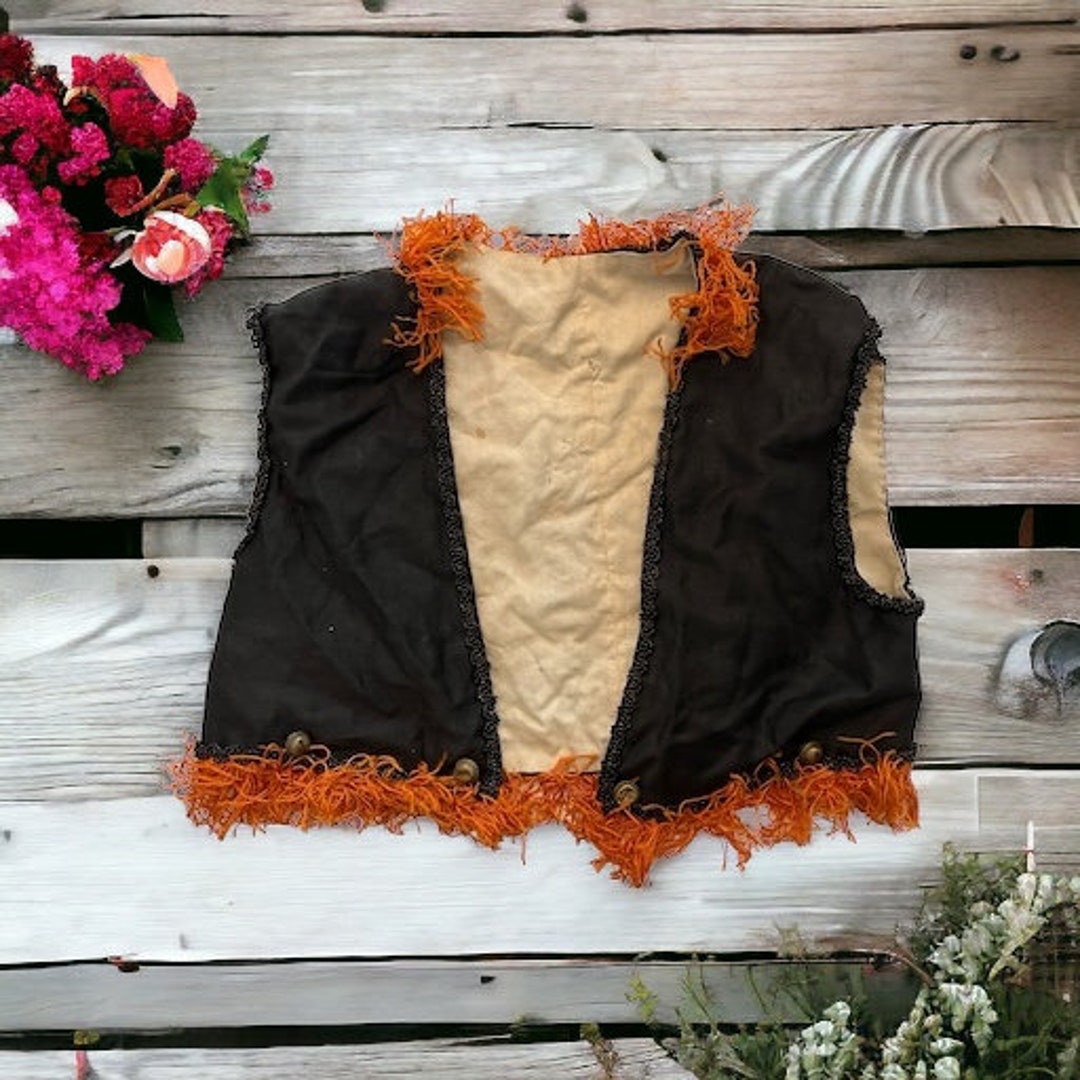 Traditional Polish Folk Dance Vest. Vintage Child's Sized Costume Vest ...
