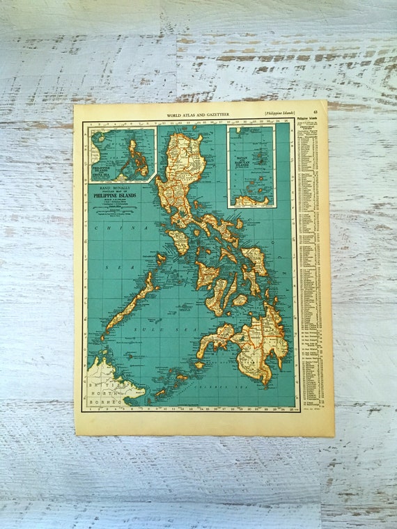 Home & Living Globes & Maps Lithograph for Framing Beautiful 100 Year ...