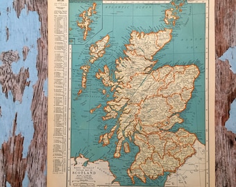 1937 Switzerland Antique Map. Old Map of Switzerland. Historical Print ...