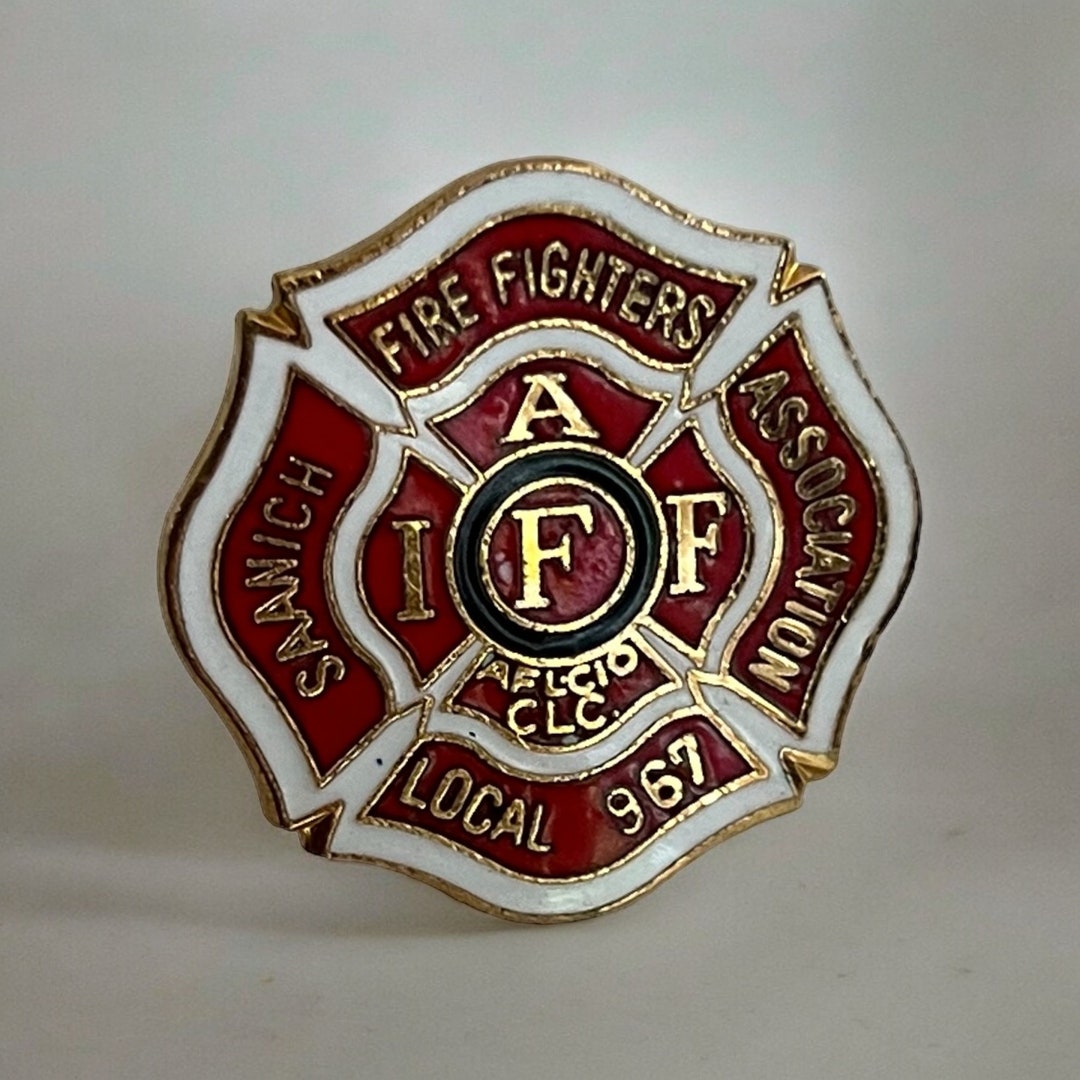 Vintage IAFF Fire Fighter Pin. International Association of Fire ...