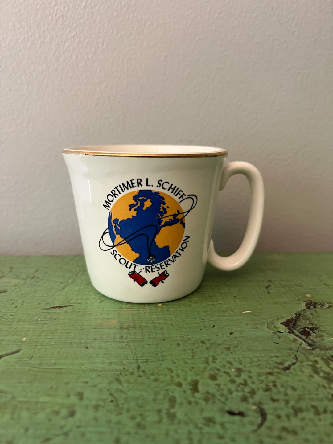 Vintage Retro Boy Scout Mug. Mortimer Schiff Scout Jamboree. Boy Scouts ...