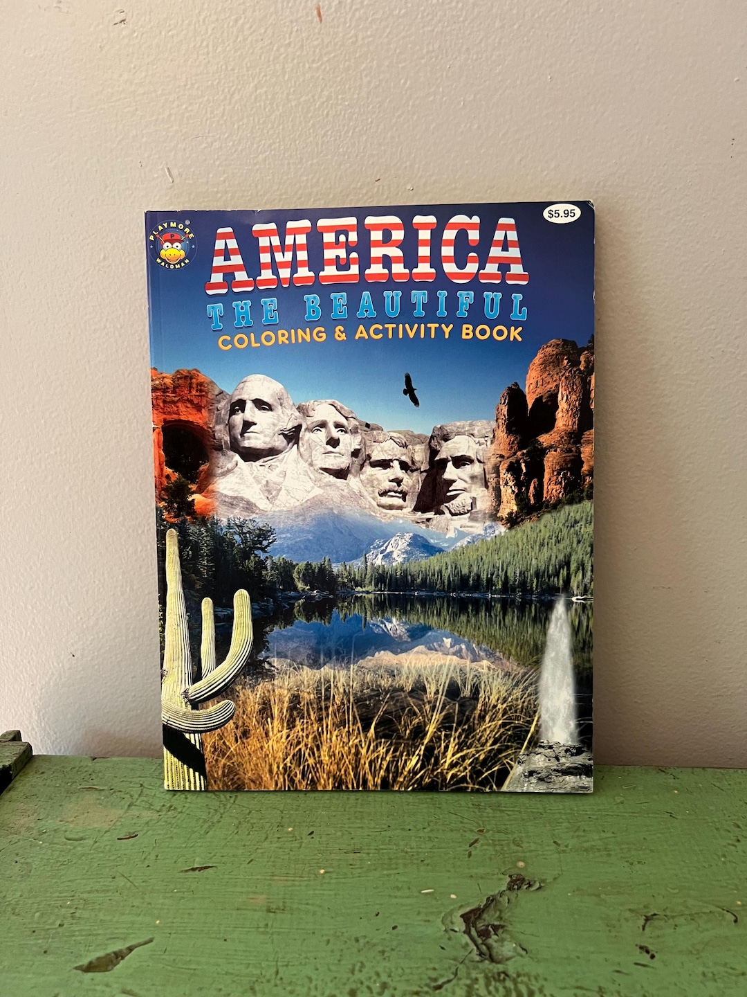 Vintage American the Beautiful Coloring and Activity Book. Excellent ...