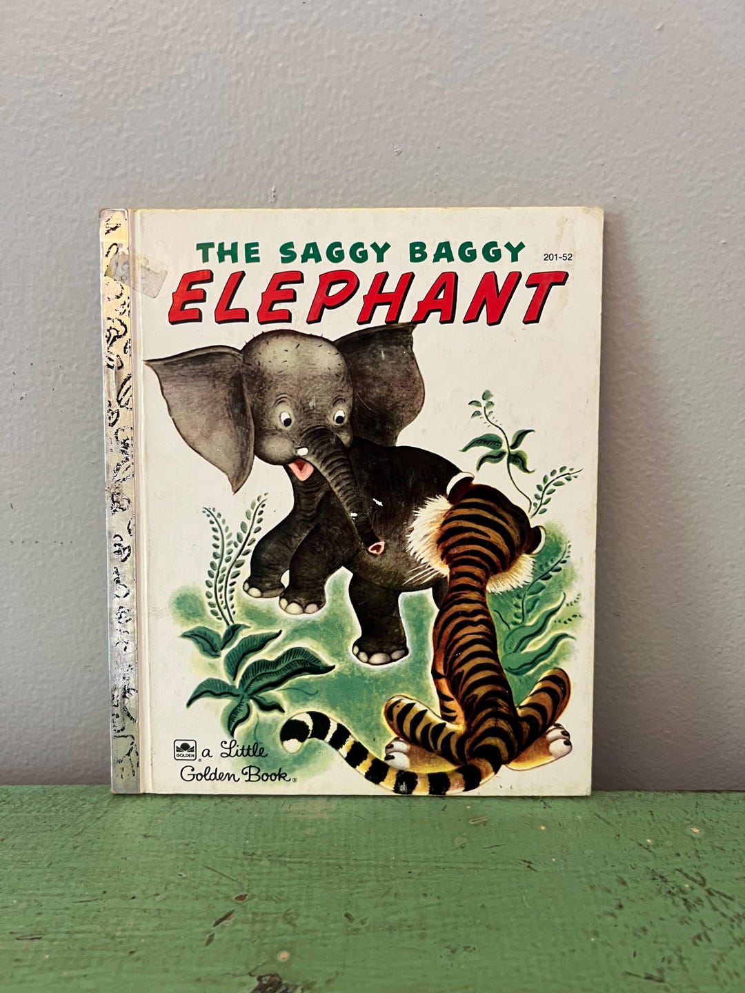 1974 Saggy Baggy Elephant by K&B Jackson. Vintage Little Golden Book ...