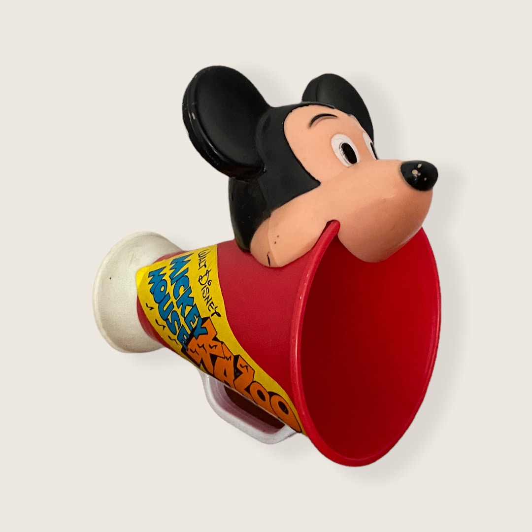 Vintage Disney Mickey Mouse Kazoo Megaphone Toy by Marx. Walt - Etsy