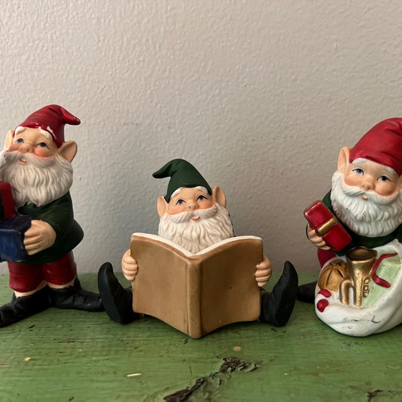 Homco Elves - Etsy