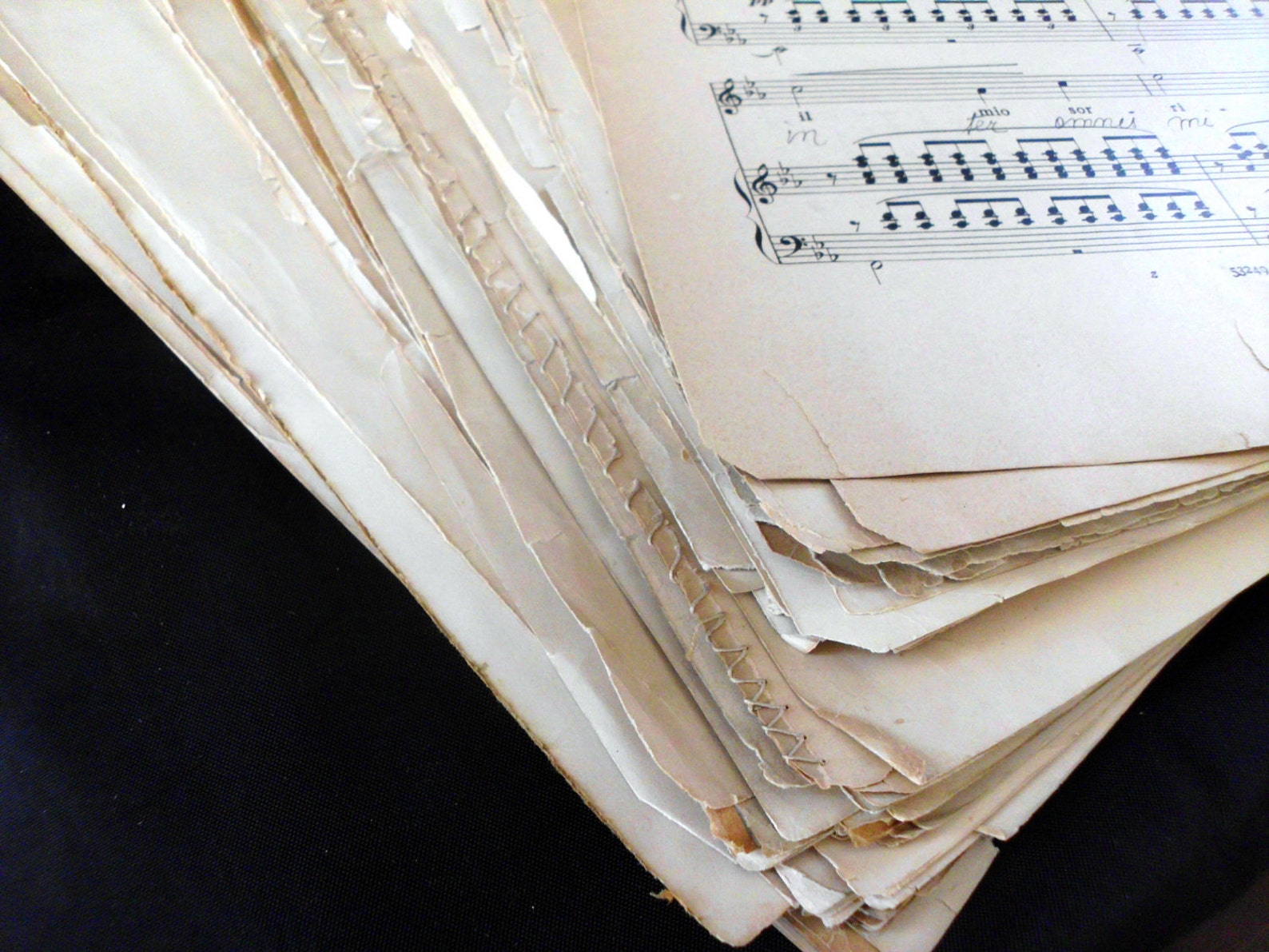 20 XL Sheets Antique Sheet Music Large Format 11x14 - Etsy