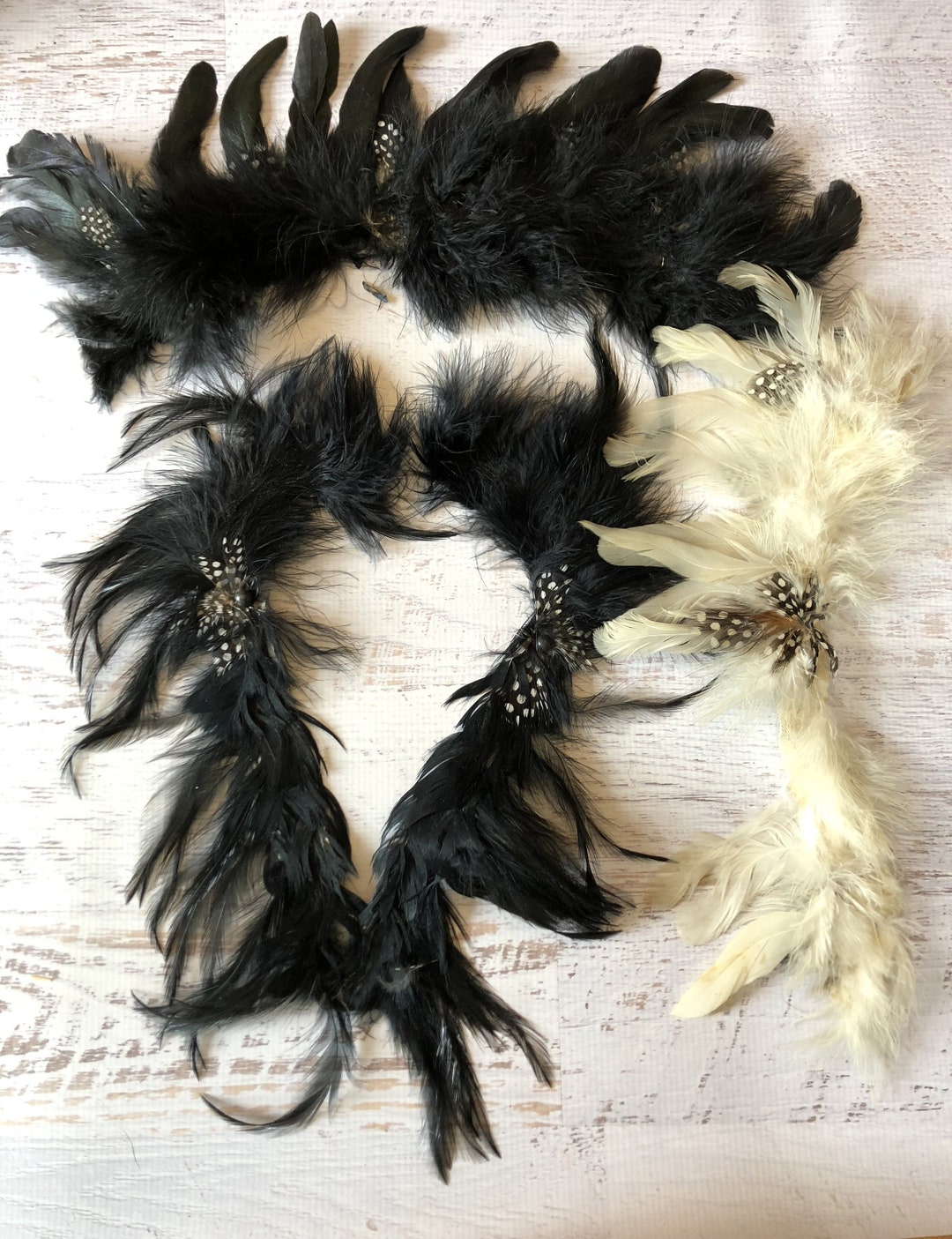 Art Deco Feathered Collars. Embellishments, Adornments, Neck Wear ...