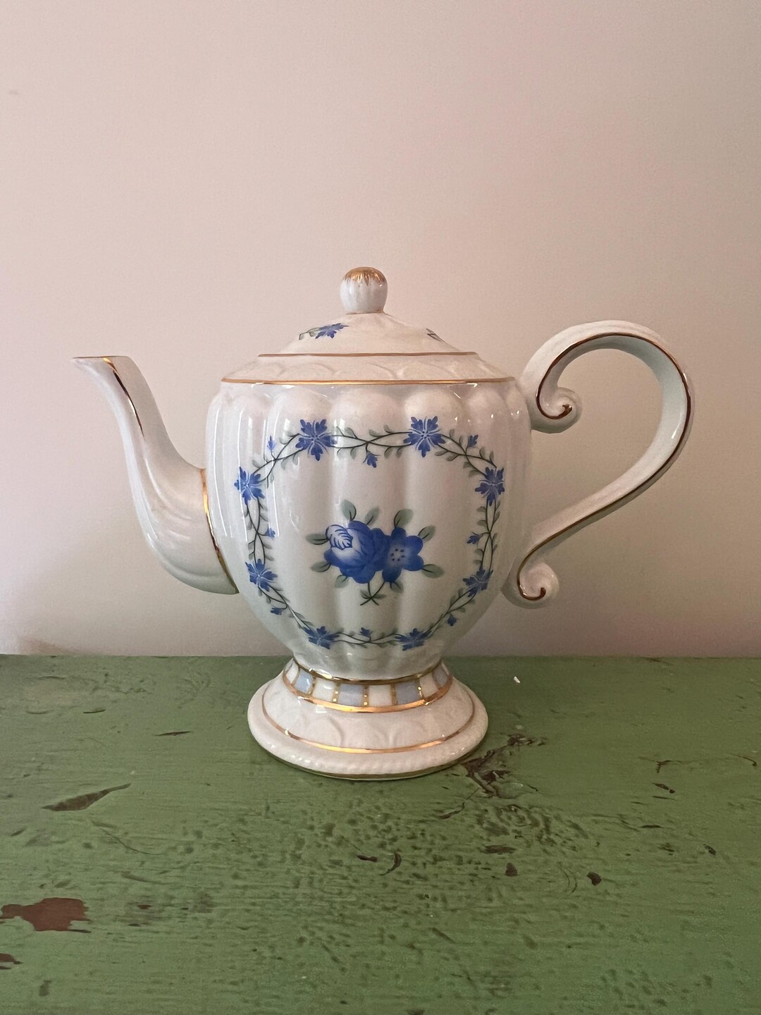 Vintage Nantucket Teapot Hand Painted Decorative Teapot. Porcelain ...