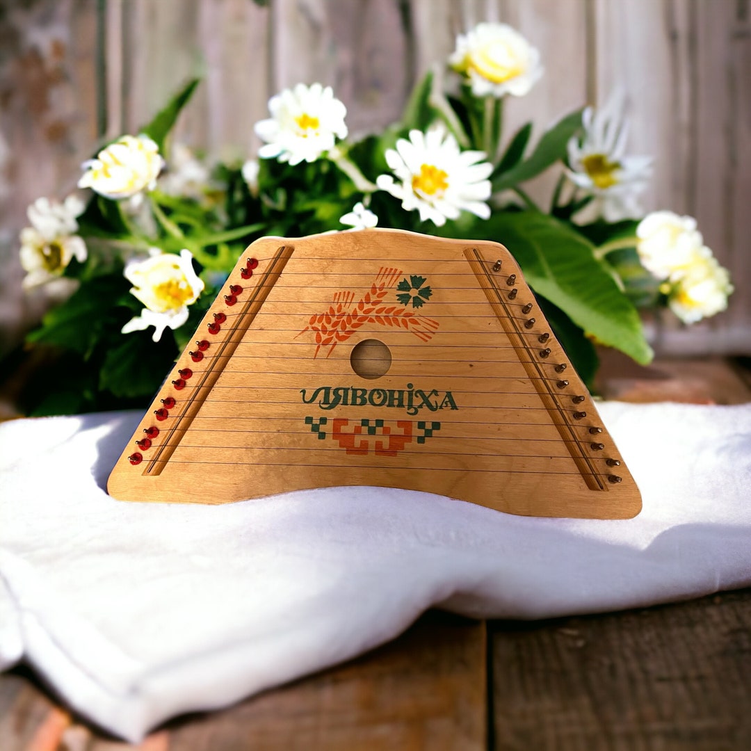 Vintage Lap Harp. 1970s 15 String Zither Dulcimer. Stringed Instrument ...