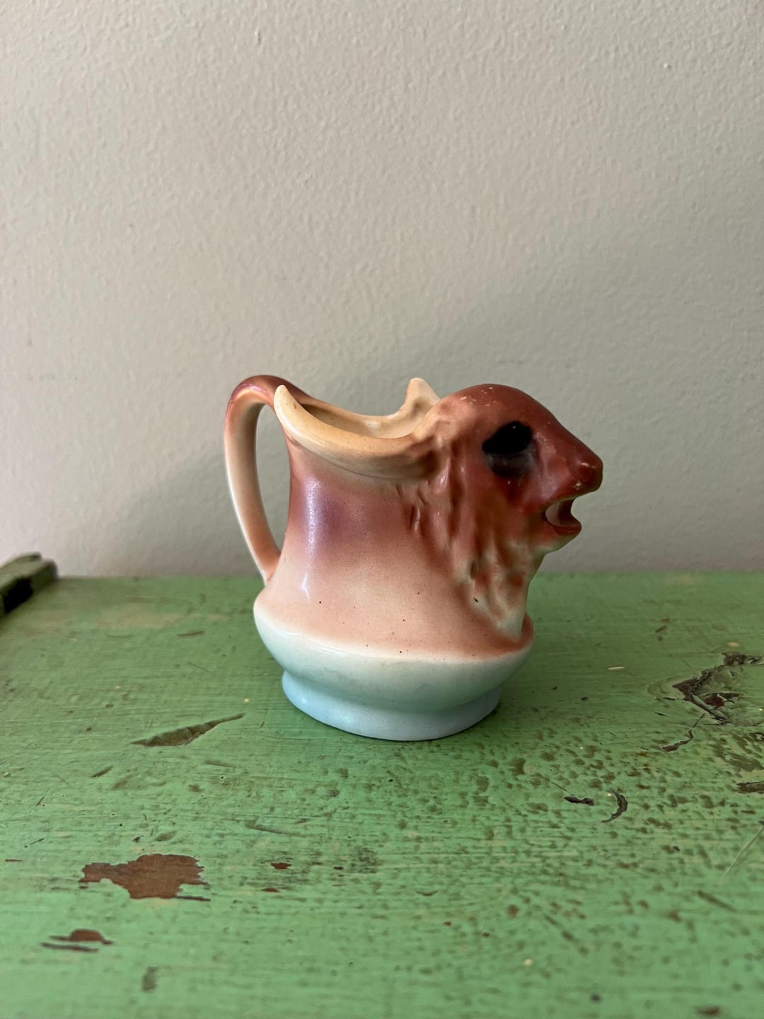 Antique Buffalo Syrup Pourer. Czechoslovakia. Vintage 1920s Bison Cow ...
